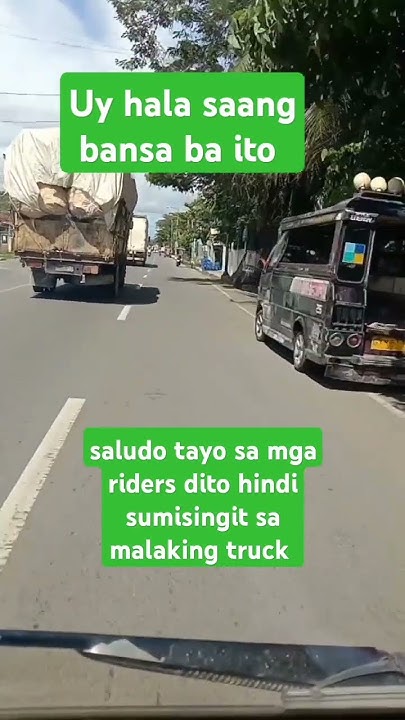 #short#hala saang bansa ba ito saludo tayo sa mga riders hindi sumisingit sa malaking truck ...