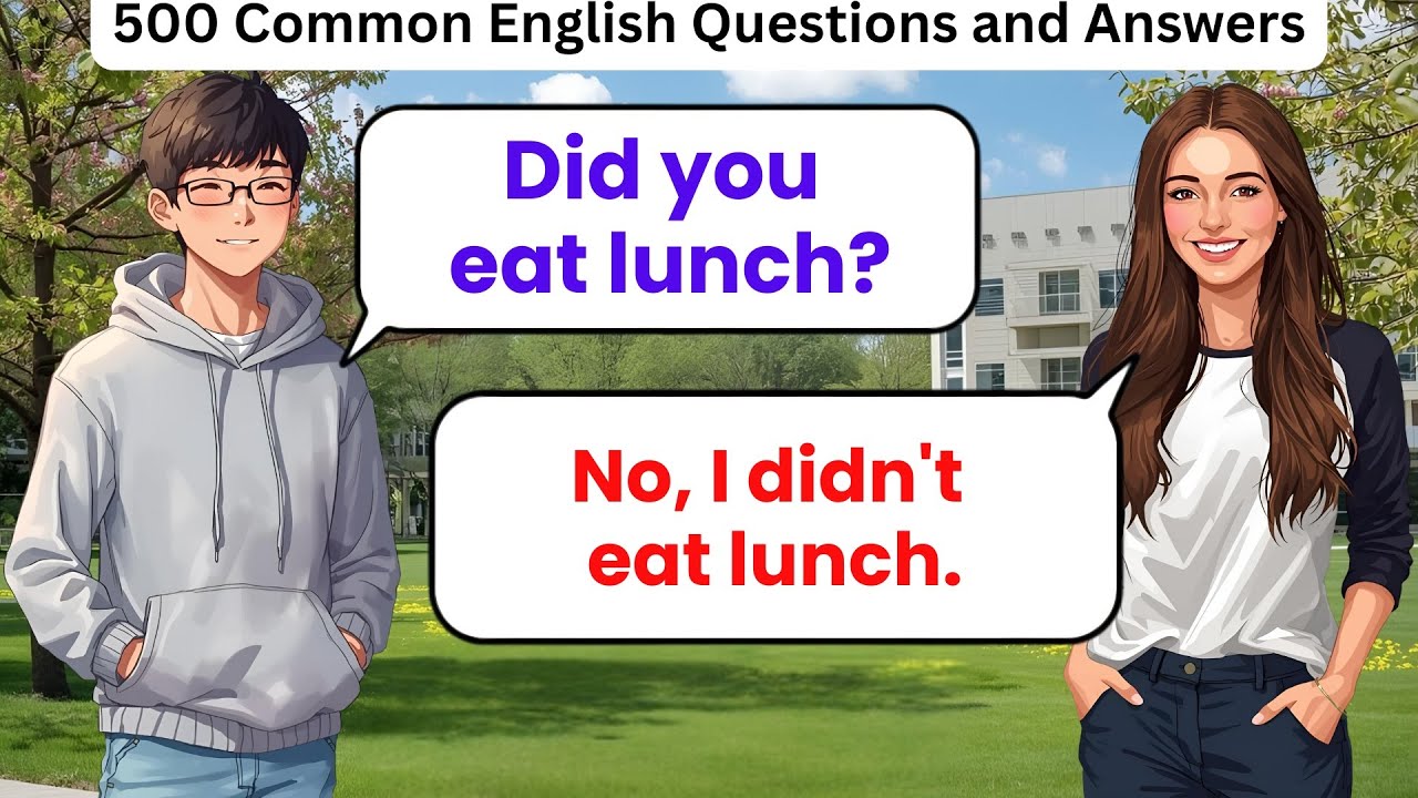 Simple English Speaking Practice | Basic English | 500 Common English ...
