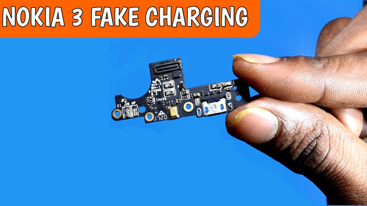 Nokia 3 fake charging problem / Nokia ta-1032 not charging problem ...