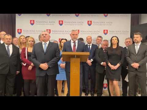 Tlačová beseda poslancov NR SR za SMER - SSD na tému: Mimoriadna schôdza - YouTube