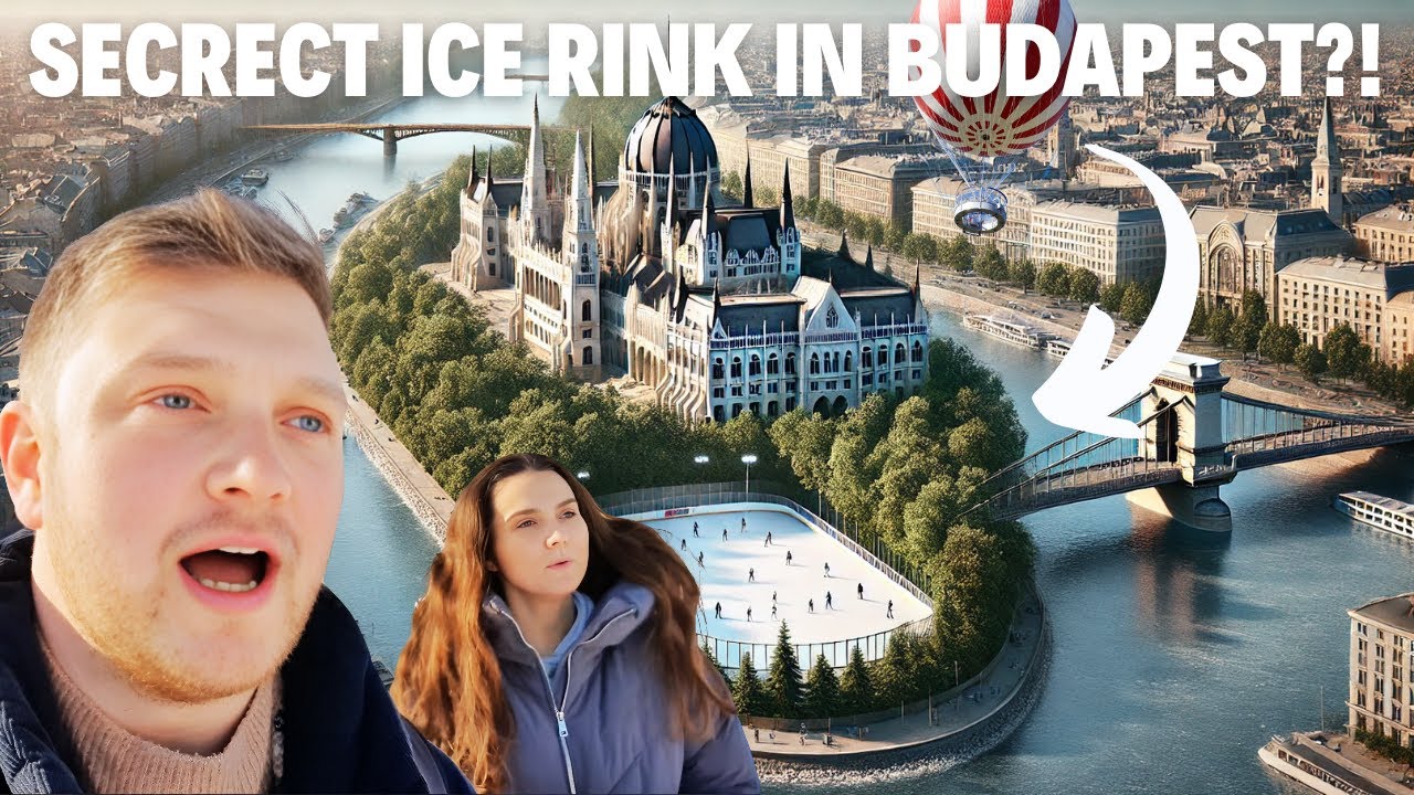 We Found A Secret Ice Rink And Try Viral Cookies In Budapest! - YouTube