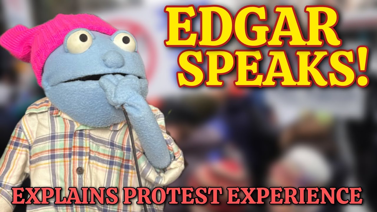The Puppet Speaks! Explains Protest Experiences with Chrissie Mayr. Ask ...