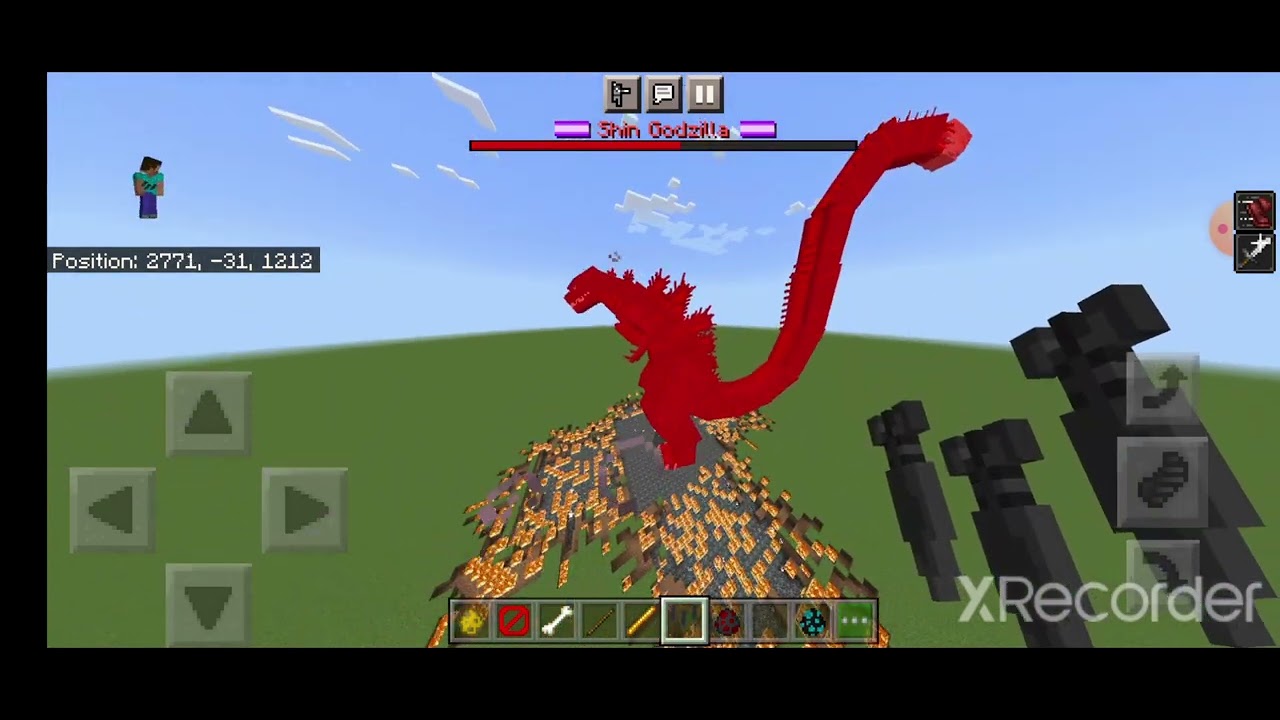 minecraft shin godzilla addon showcase E:1 - YouTube