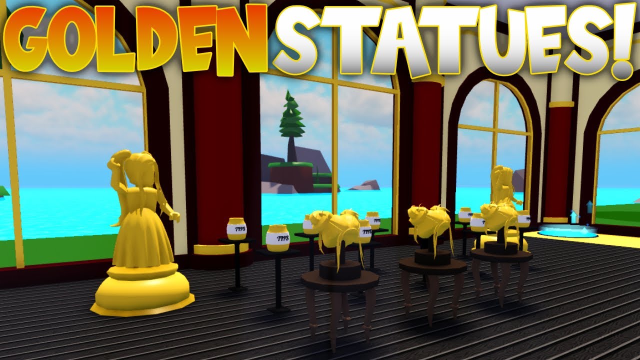 BUYING THE $1 MILLION "GOLDEN STATUE"! My Salon Roblox - YouTube