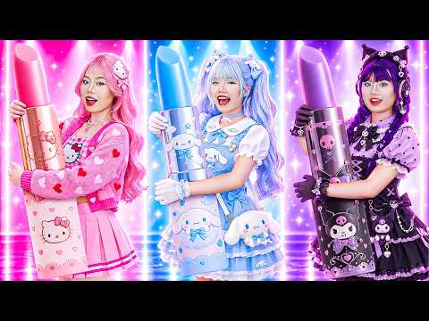Hello Kitty Vs Cinnamoroll Vs Kuromi Tại Thử Thách Lột Xác!