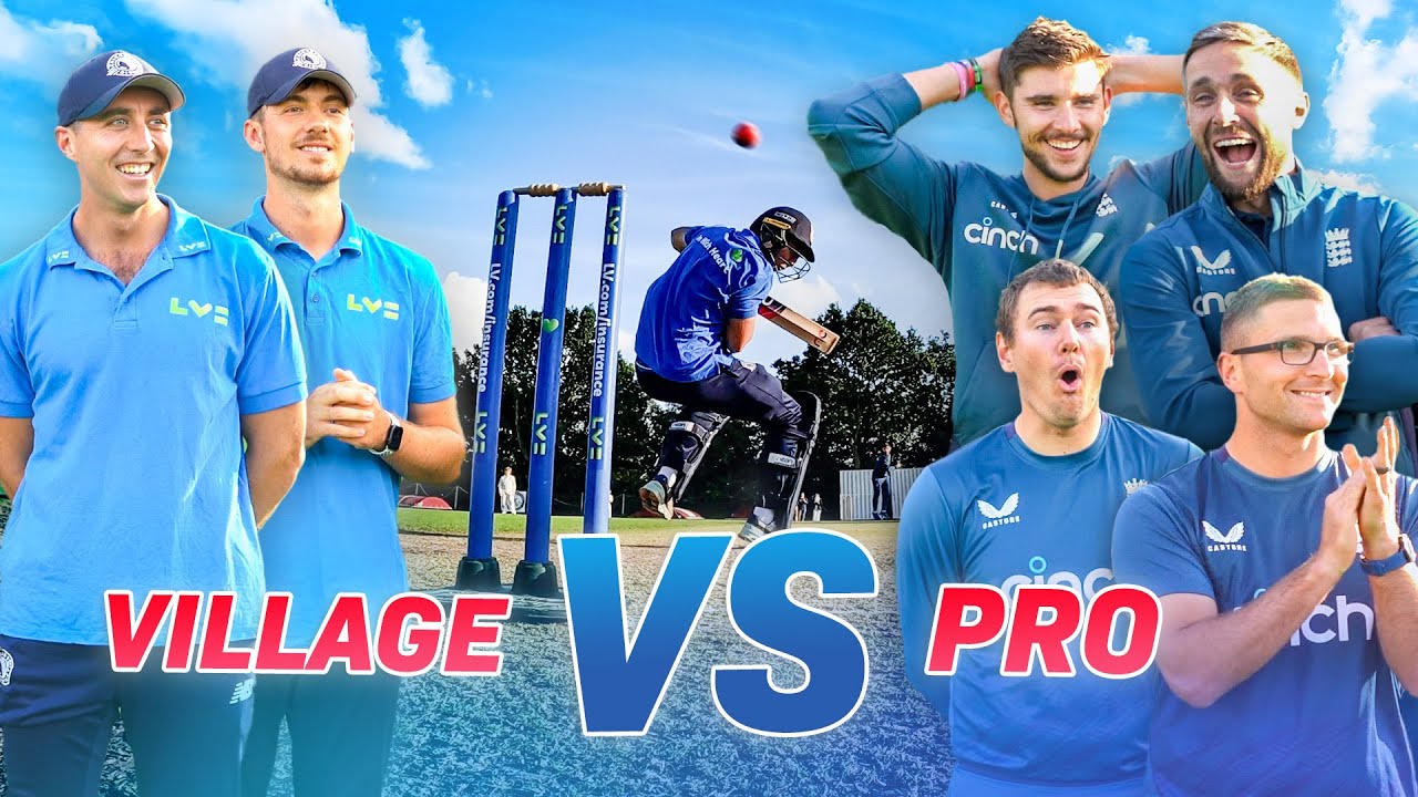 ENGLAND BOWLERS vs VILLAGE CRICKETERS! Ft Chris Woakes & Josh Tongue ...