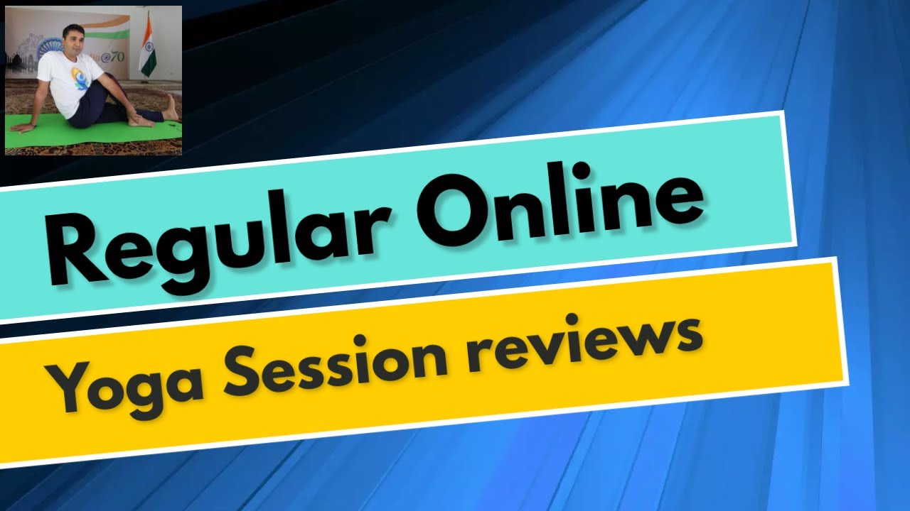 Regular Yoga Online classes for Health - YouTube