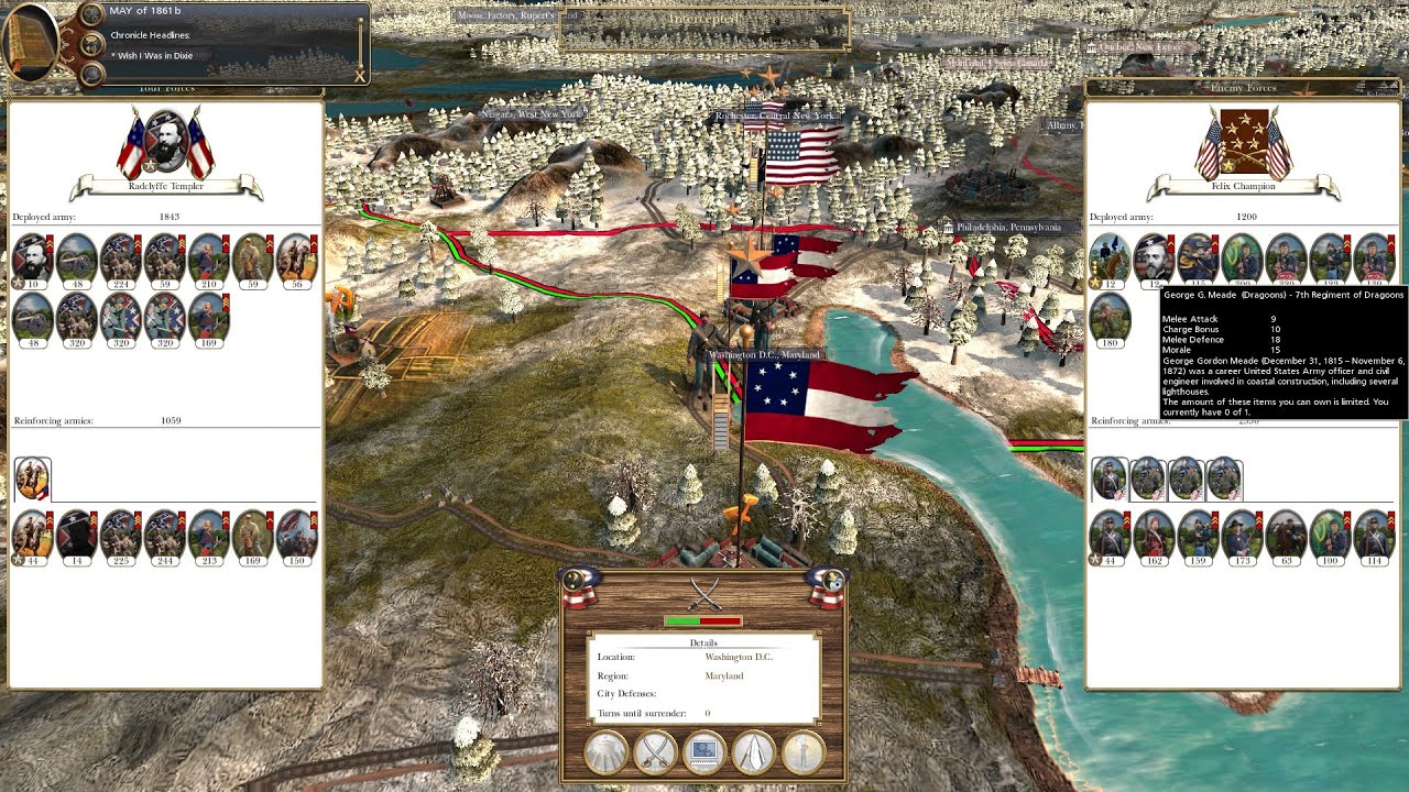 Empire Total War || ACW Mod ||A Bloody Day for George Meade and his ...