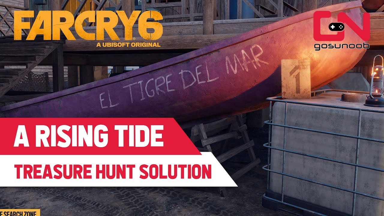 Rising Tide Treasure Hunt Far Cry 6 - Five Legends Boats Numbers Order ...