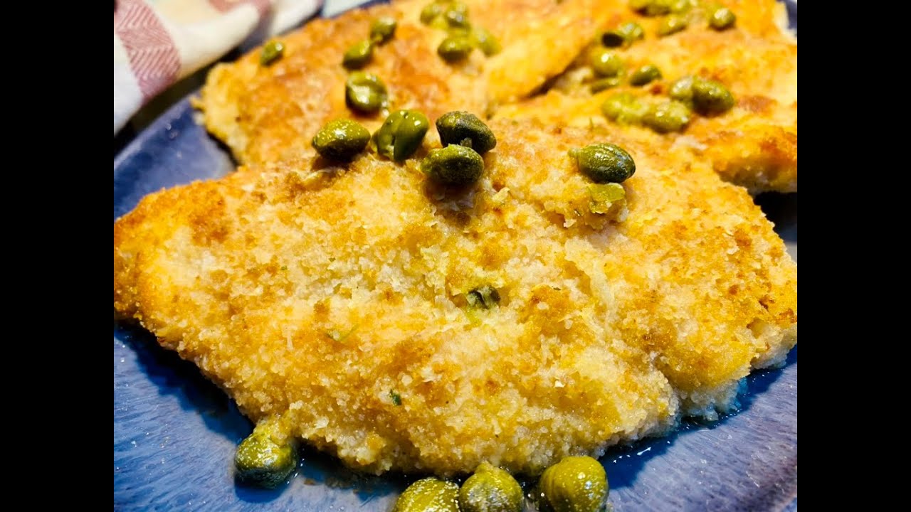 Easy Chicken Piccata Milanese Recipe - YouTube