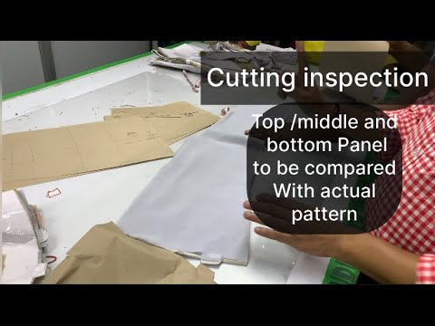 How To Inspect Cutting In Garment Production Factory |Cutting ...