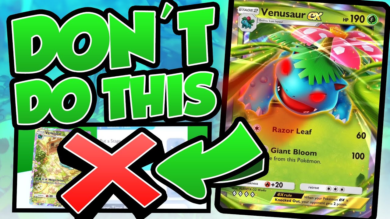 Venusaur Event Guide and What Not to Do! - Pokemon Pocket - YouTube