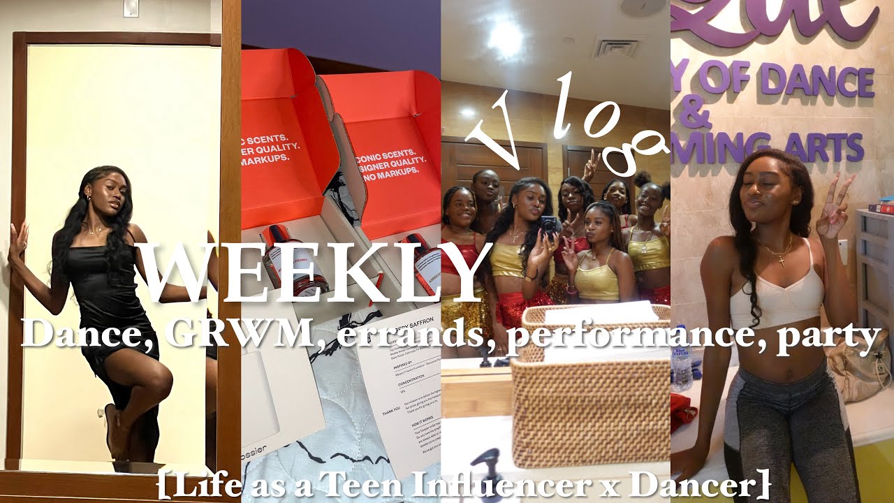 WEEKLY VLOG☆ | Life as a Teen influencer X Dancer | GRWM, errands ...