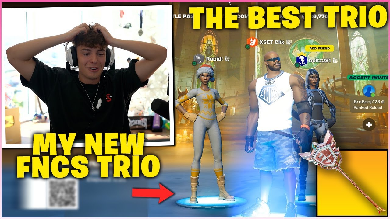 CLIX REVEALS His NEW TRIO and SHOCKS Everyone with an EPIC WIN Against ...