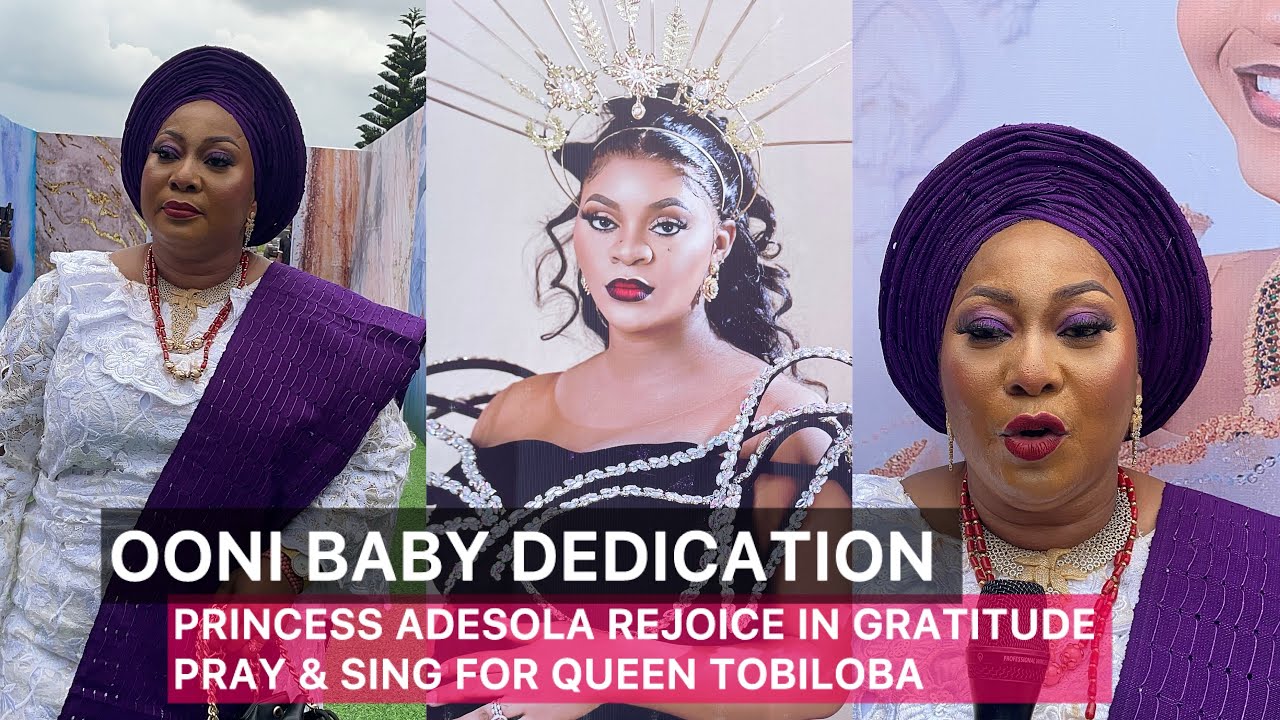 LIVE:OONI ELDER SISTER PRINCESS ADESHOLA SING FOR QUEEN TOBILOBA TWINS SAYS SHE EXPECT MORE ...