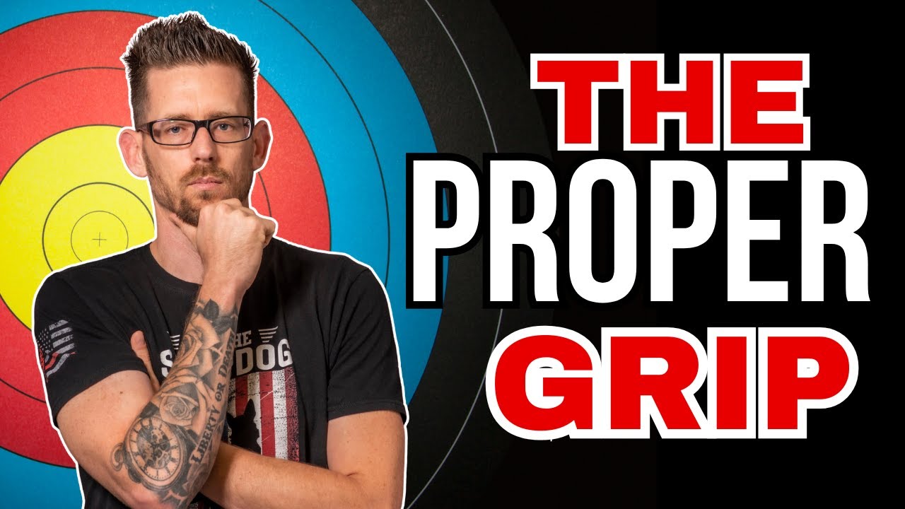 The Proper Two Handed Grip For Shooting Accurate - YouTube