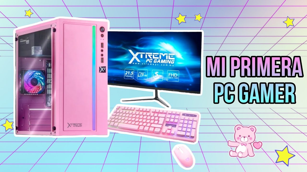 COMPRÉ UNA PC GAMER ROSA!💗 | UNBOXING Y PRIMERAS IMPRESIONES😱 - YouTube