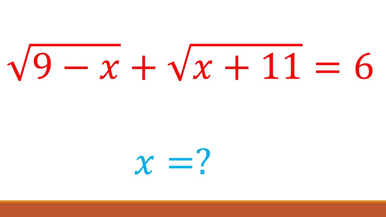 Nice Algebra Math Simplication| Find the Value of X|Math Olympiad ...