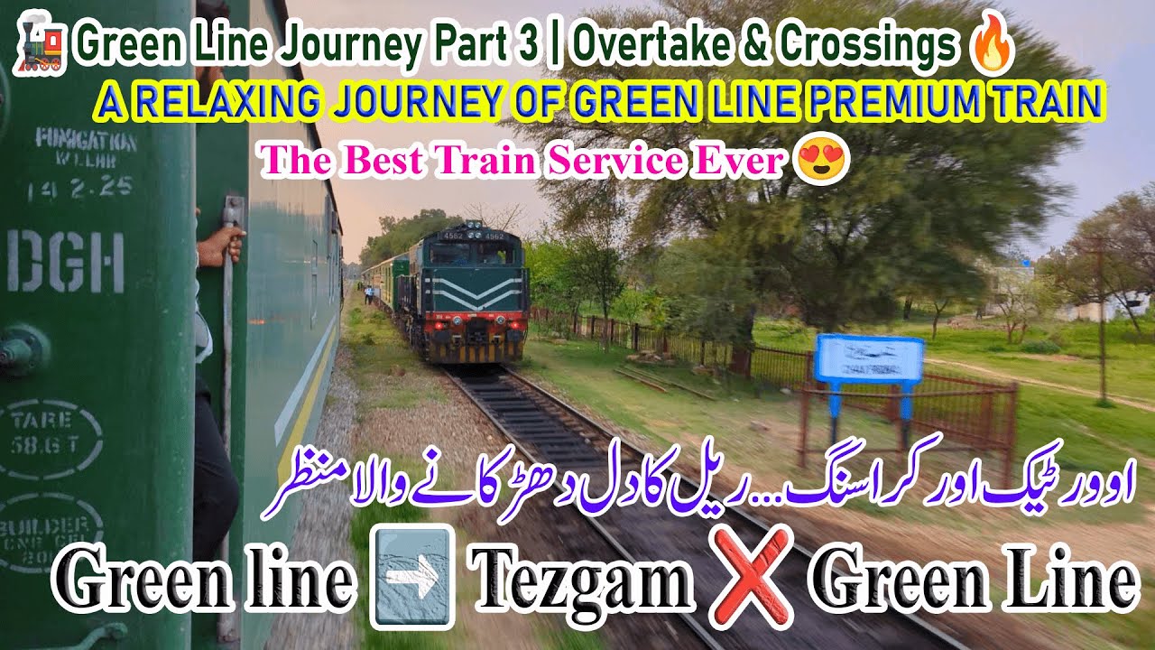 🚂 Green Line Journey Part 3 | A Relaxing Journey of Green Line ...