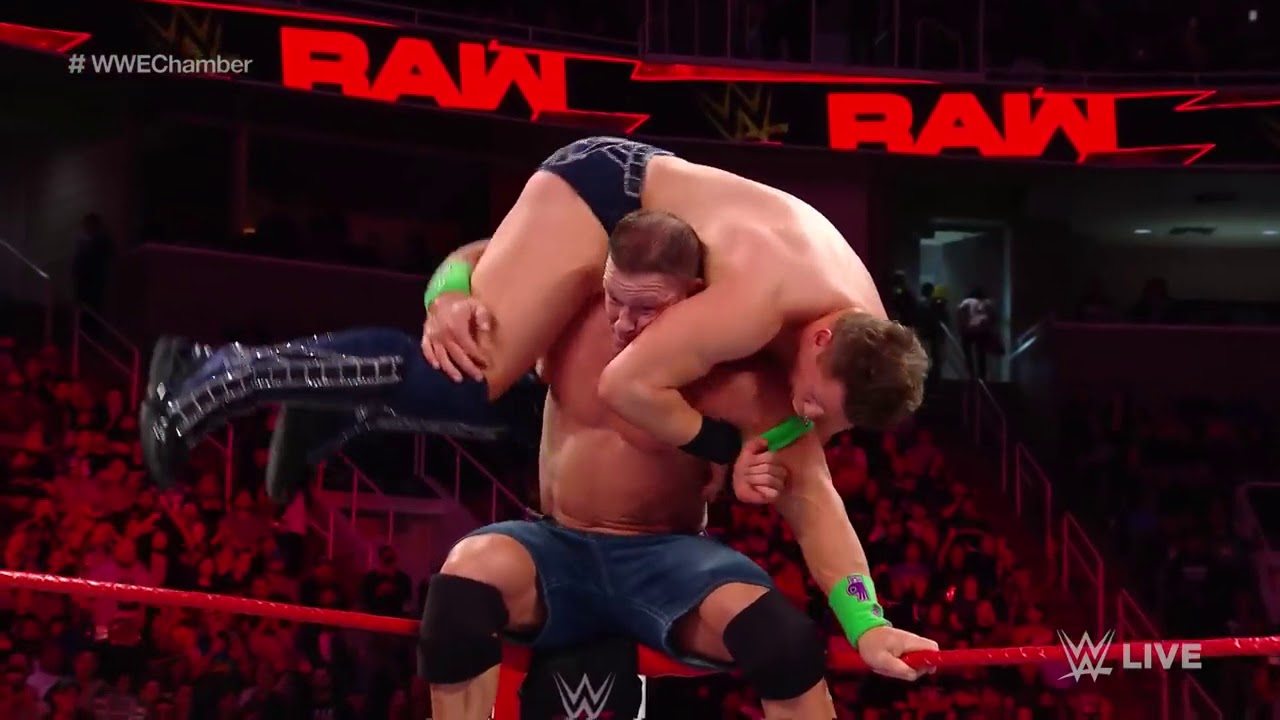 John Cena vs the miz 2018 - YouTube