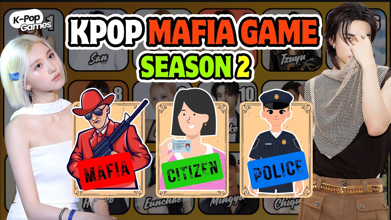 KPOP MAFIA GAME SEASON 2 !! |KPOP GAMES 🎮 KPOP QUIZ 💙| - YouTube