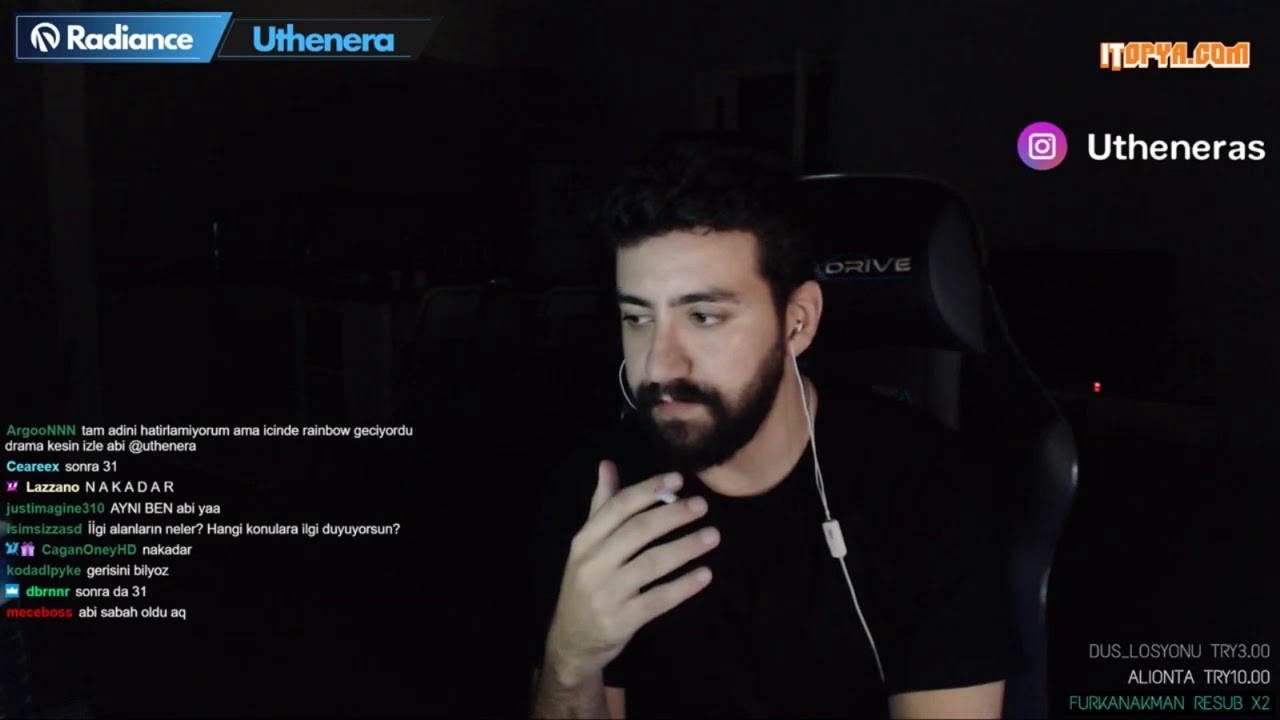 Uthenera Yayını Kapatınca Ne Yaptığını Anlatıyor - Twitch - YouTube