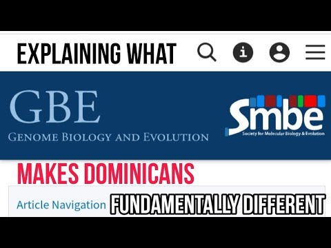 Explaining What makes Dominicans fundamentally different (DNA Topic ...