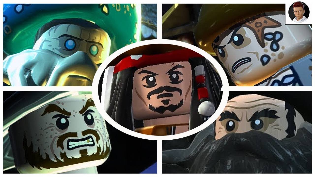 Lego Pirates of the Caribbean: The Video Game - All Bosses - YouTube