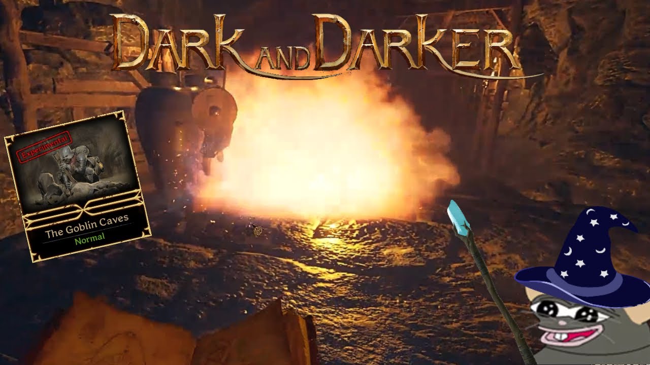 Wizard Causes Havoc in the Goblin Caves... | Dark and Darker | - YouTube