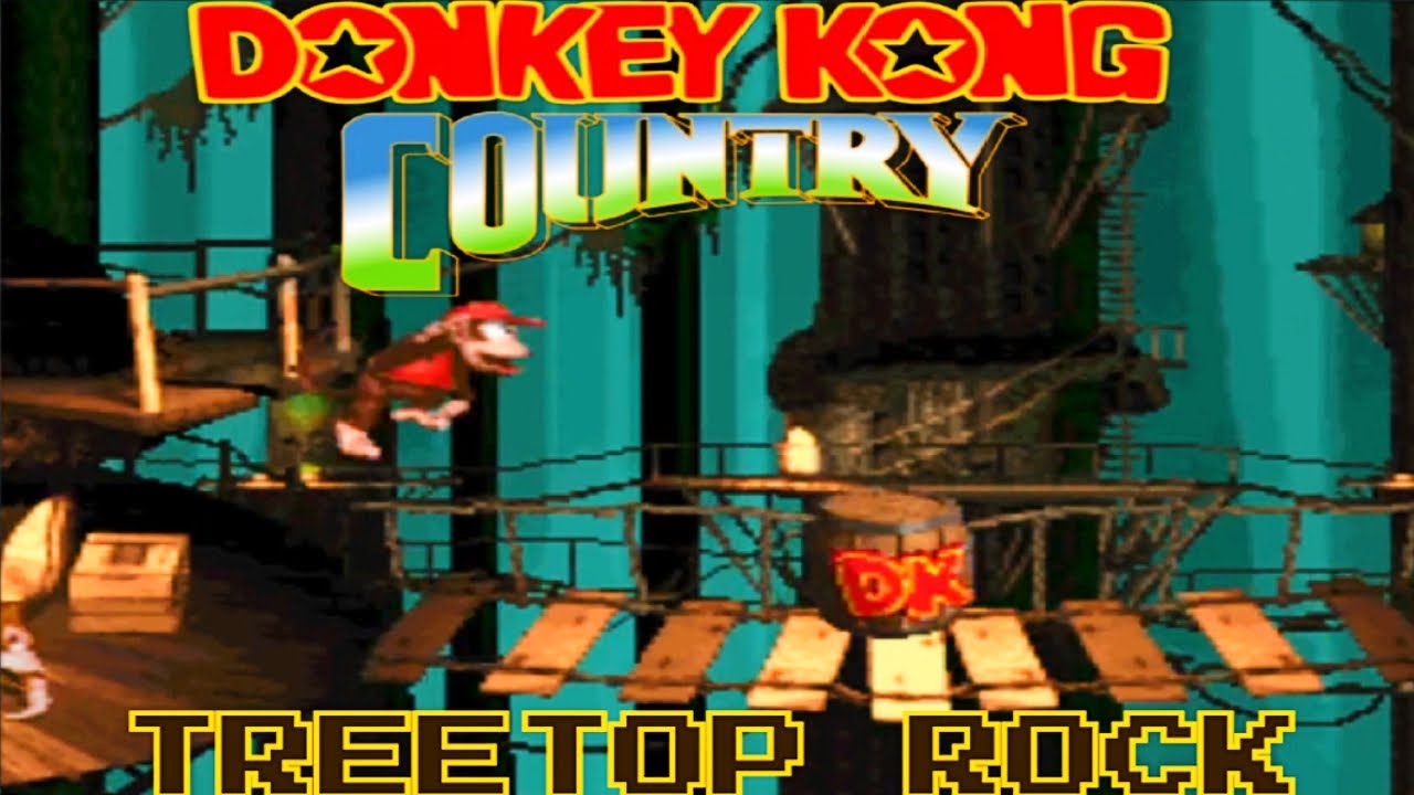 Donkey Kong Country (Music) - Treetop Rock - YouTube