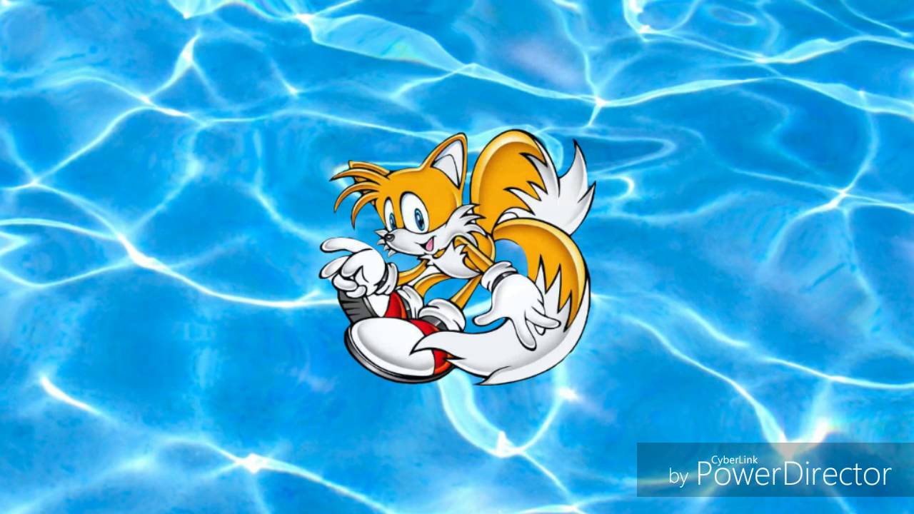 SPH movie: Tails goes swimming - YouTube