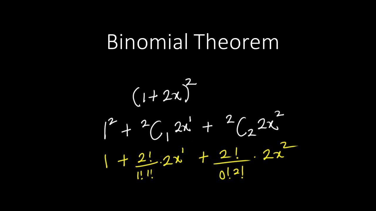 Binomial Expansion Simplified Using Combination YouTube