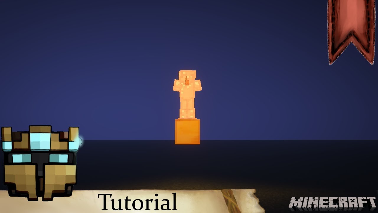 Minecraft | Kurztutorial || Rüstungsständer zum leuchten bringen und ...