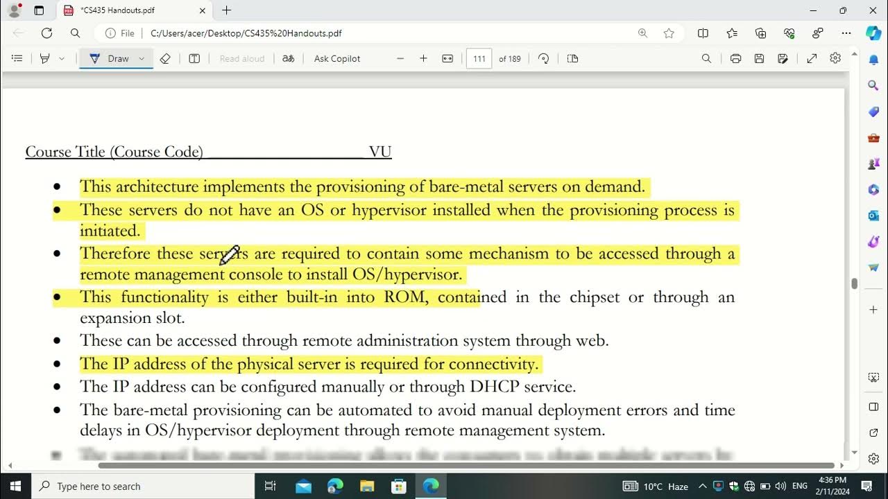 CS435 LECTURE 27 V IMPORTANT REGARDING TO FINAL TERM - YouTube