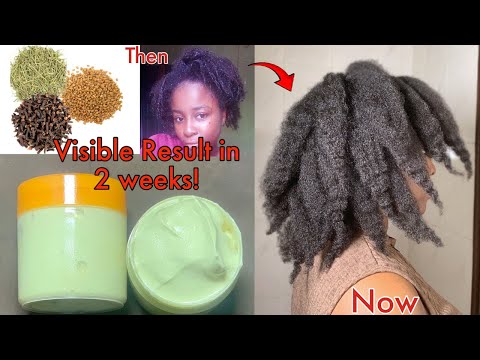 The most potent DIY hair butter for MASSIVE hair growth | Grow thicker and longer hair