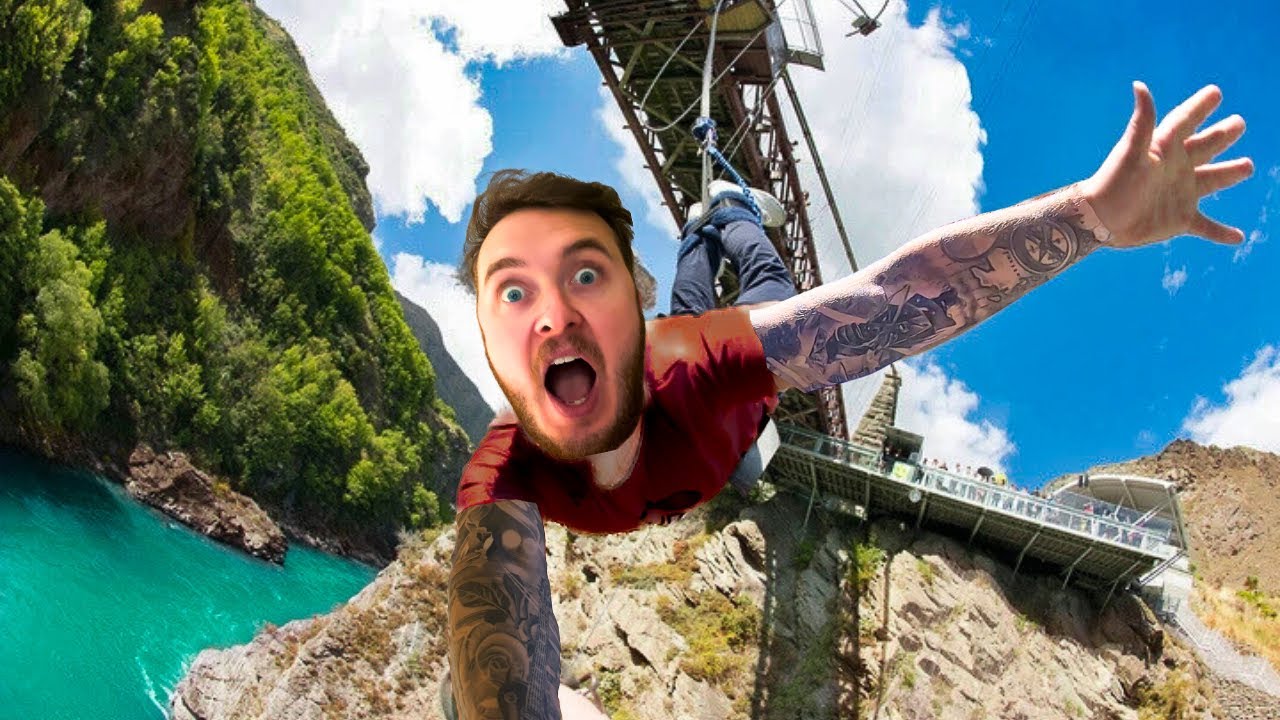 The WORLDS FIRST Bungee Jump! Kawarau, New Zealand - YouTube