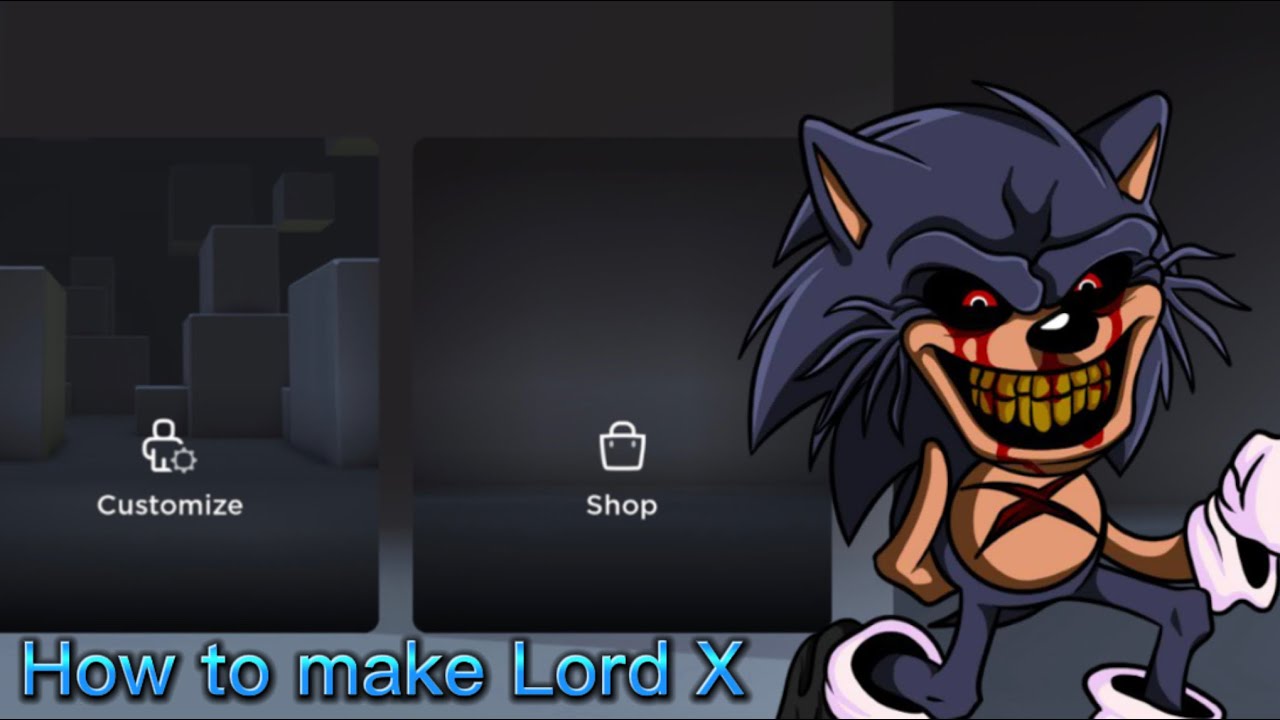 How to make Lord X inside of Roblox? (Roblox Custom Avatar) - YouTube