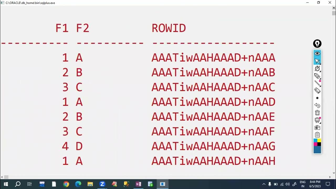 Oracle Interview Question Deleting Duplicate Rows From Table Youtube