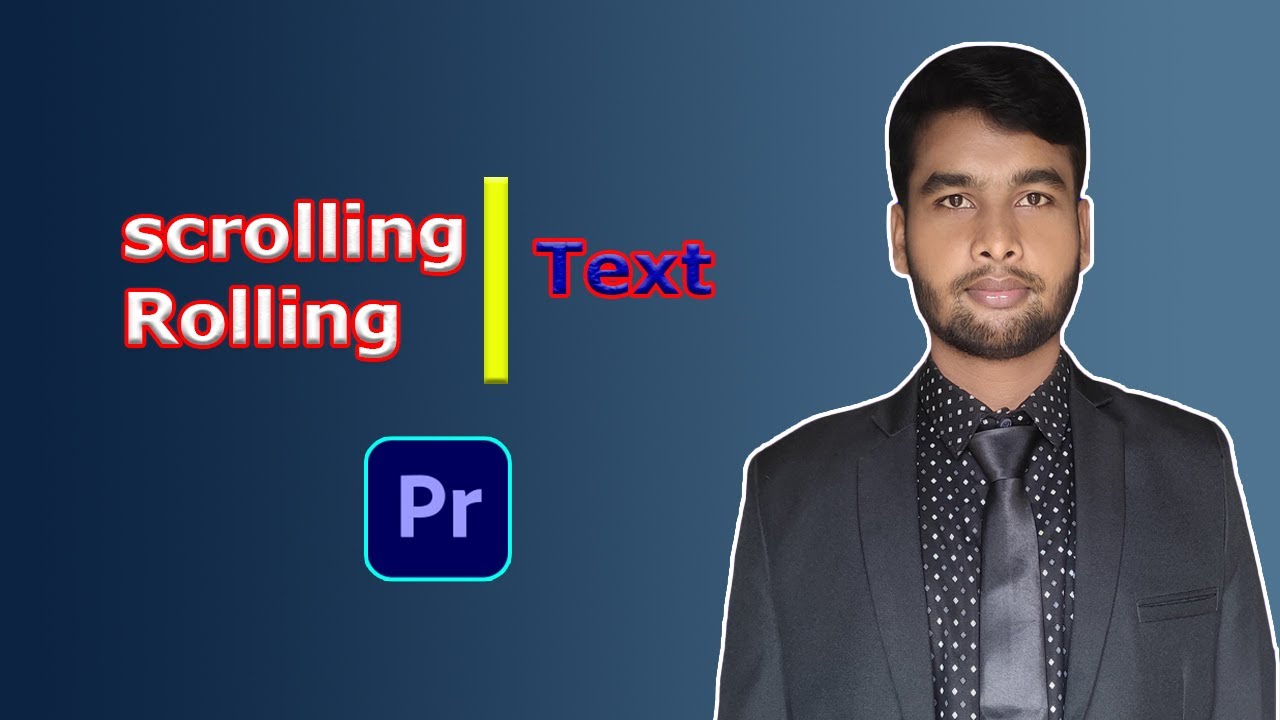 How To Scrolling Text In Adobe Premiere Pro Rolling Text Animation How To Scrolling Text In Adobe Premiere Pro Rolling Text Animation