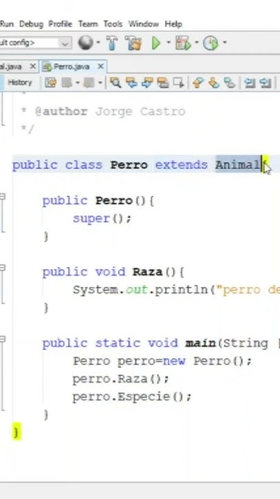 HERENCIA Simple en JAVA con NETBEANS 💻 [Programación Orientada a Objetos] - YouTube