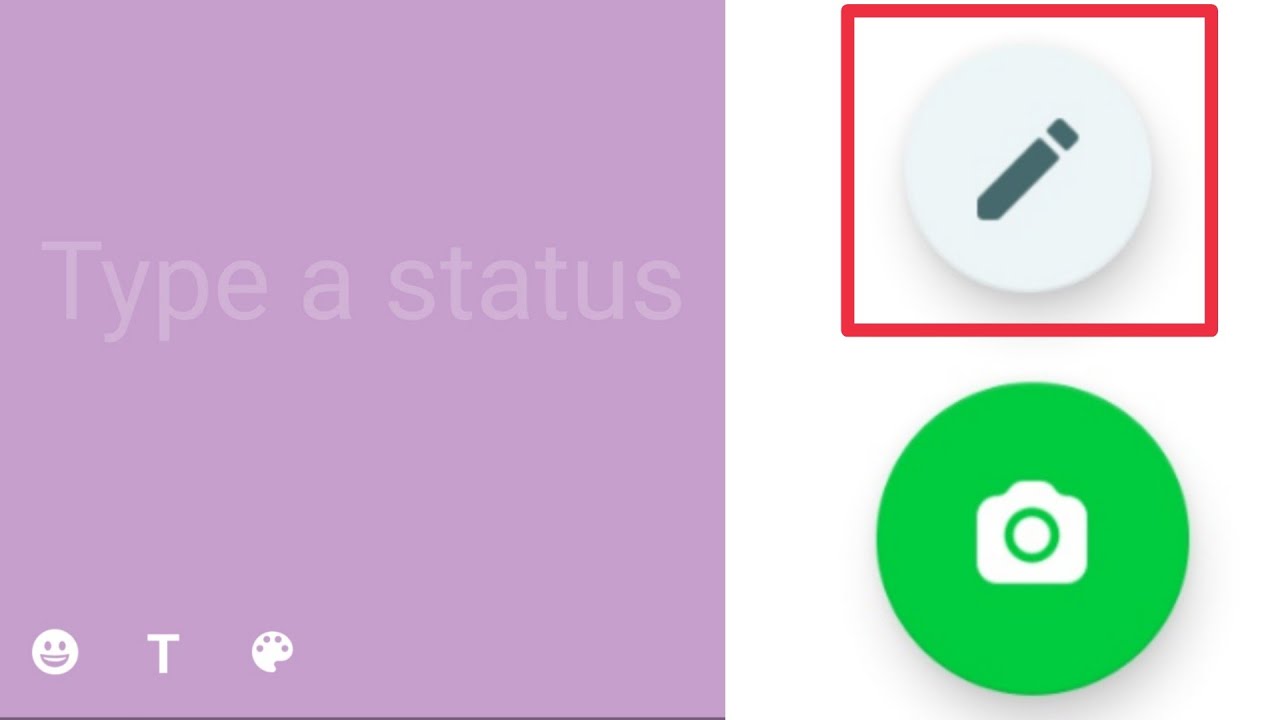 How To Create Text Status In Whatsapp || WhatsApp Status Me Text Kaise ...