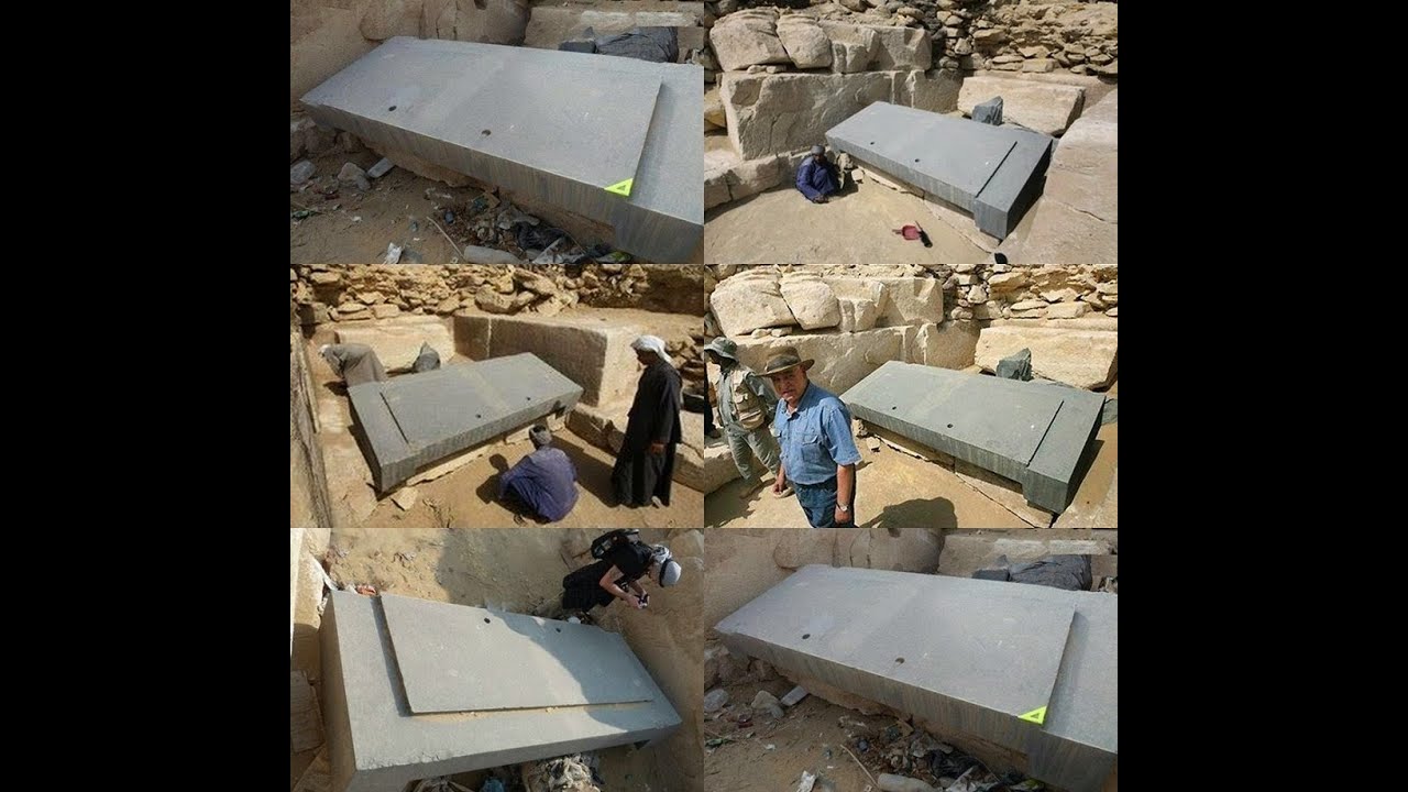 What happend with this Basalt Block that was uncover Egypt? - YouTube