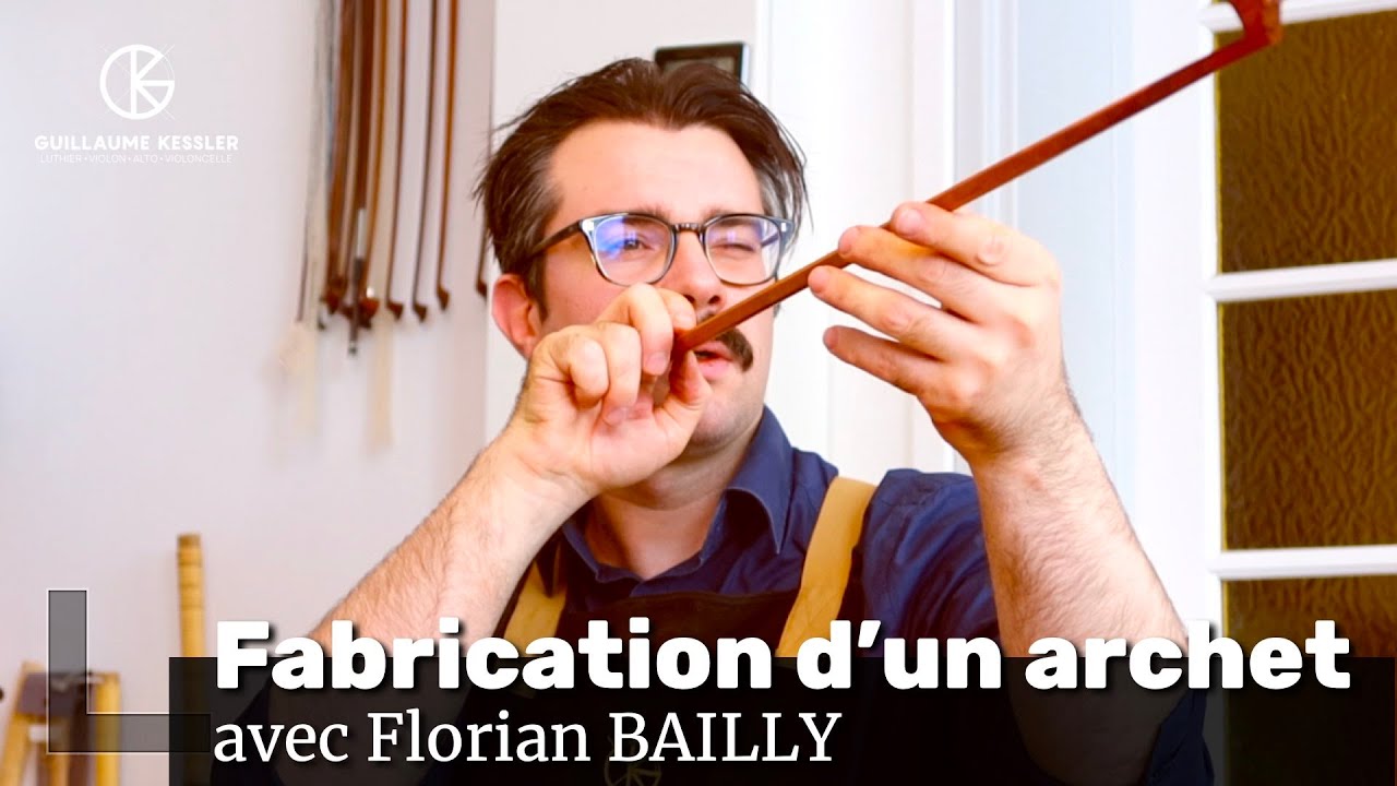 Fabrication d’un archet - Le premier cambre avec Florian BAILLY - YouTube