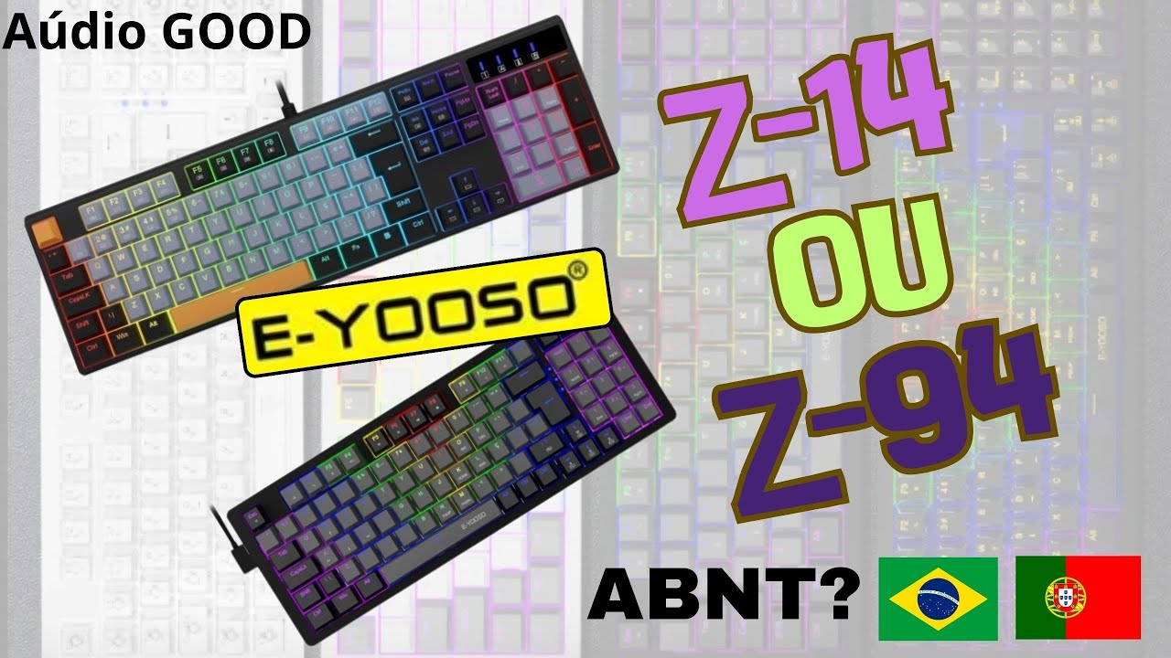 Teclado Mecânico E-YOOSO Z14 vs Z94 #yooso #tecladomecanico #teclado # ...