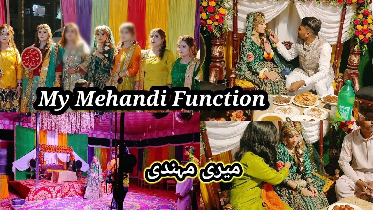 My Mehandi Event Vlog | Meri Mehandi Ka Function | Aafreen Doll Vlog - YouTube