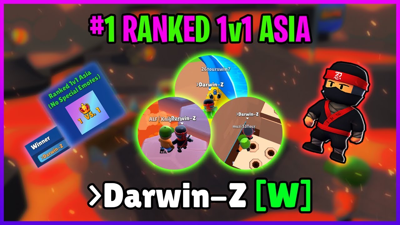 🏆 ASÍ CONSEGUÍ la [W] VERDE en RANKED 1v1 STUMBLE GUYS 🏆 | Race ...