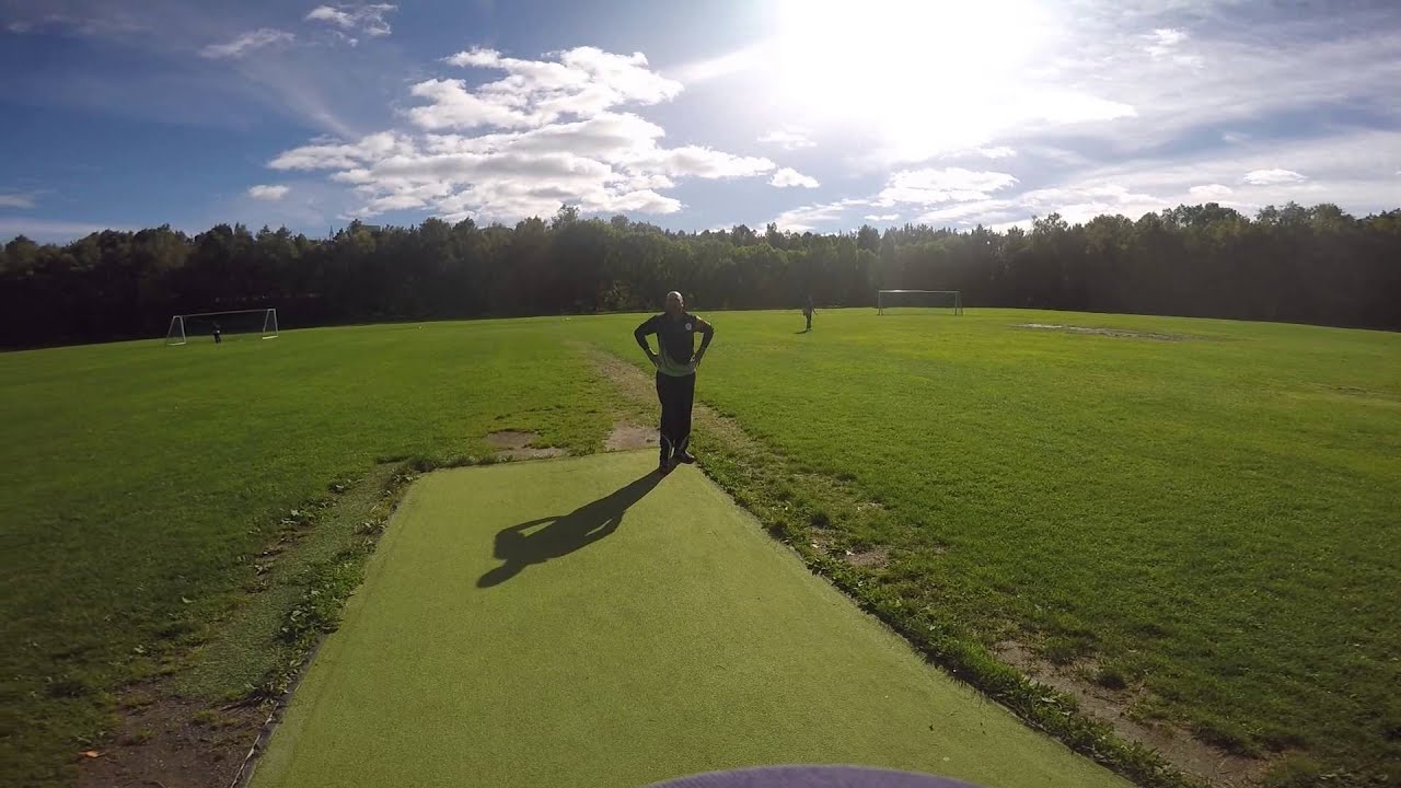 Cricket Umpire Camera (Camera on CAP) ( Norway 2015 ) - YouTube