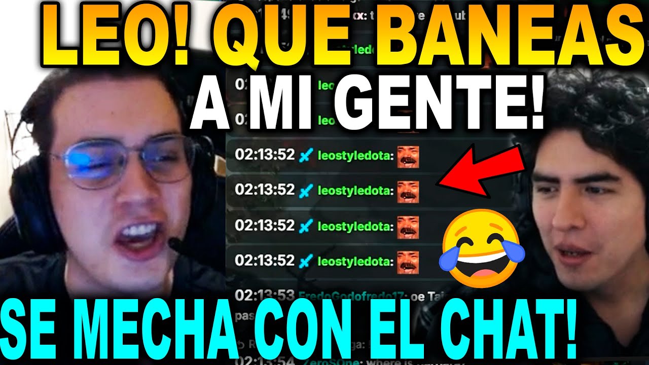 🤣OE LEO QUE HACES?🤣 MATTHEW SE DA CUENTA QUE LEO SE ESTA MECHANDO CON SU CHAT Y SE LE ESCAPA UN ...