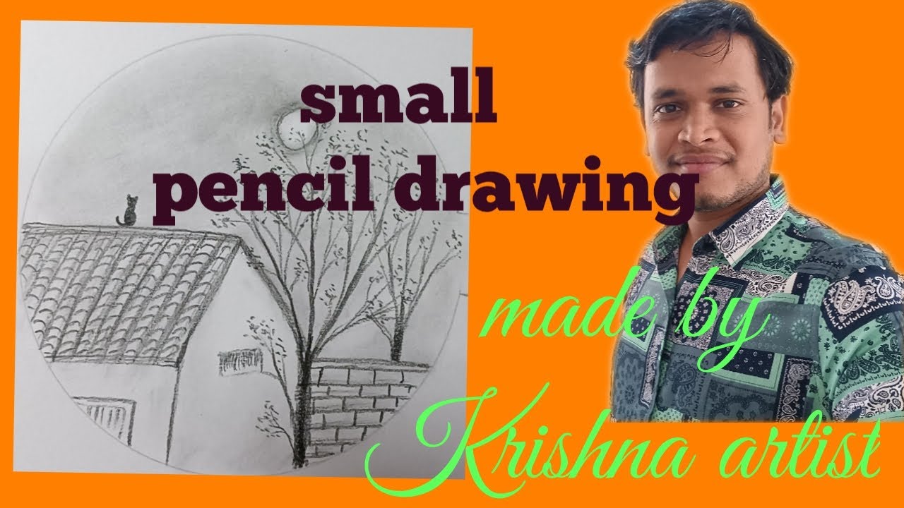 small pencil drawing #drawing #painting #visualart #pencilart - YouTube