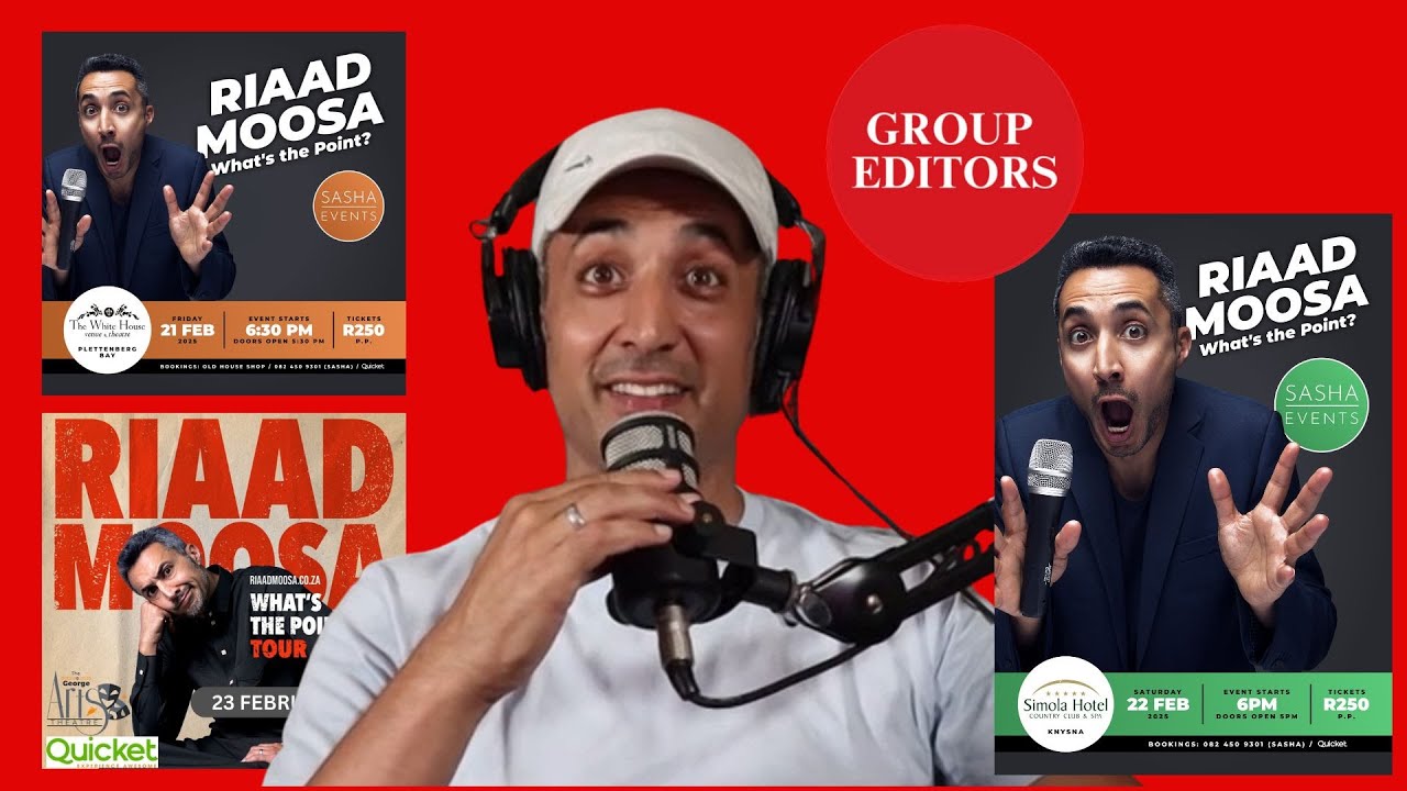 What's On!... or What's the Point?: Dr Riaad Moosa talks about his ...